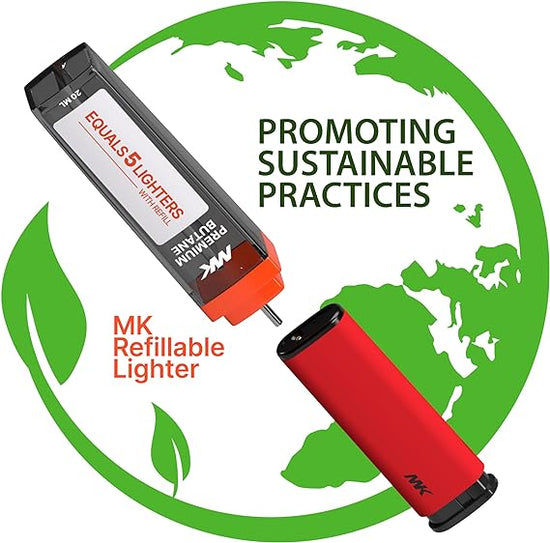 MK Lighter Jet Series, Windproof Flame, Pocket Lighters (Hue Set-6pcs ...